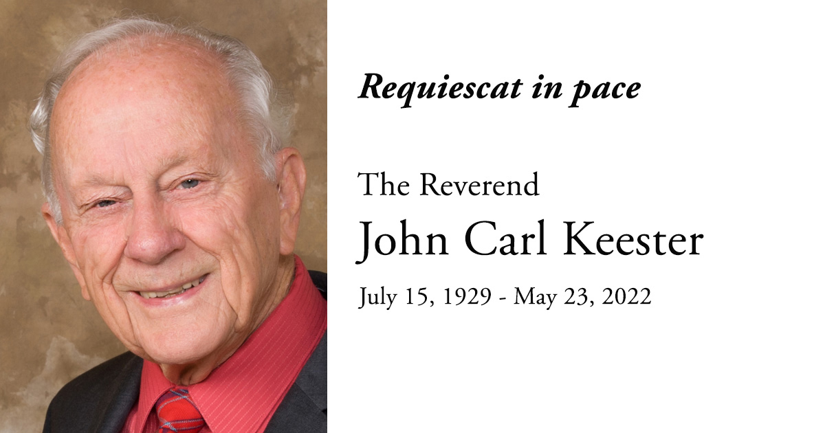 The Reverend John Carl Keester | Episcopal Diocese of Los Angeles