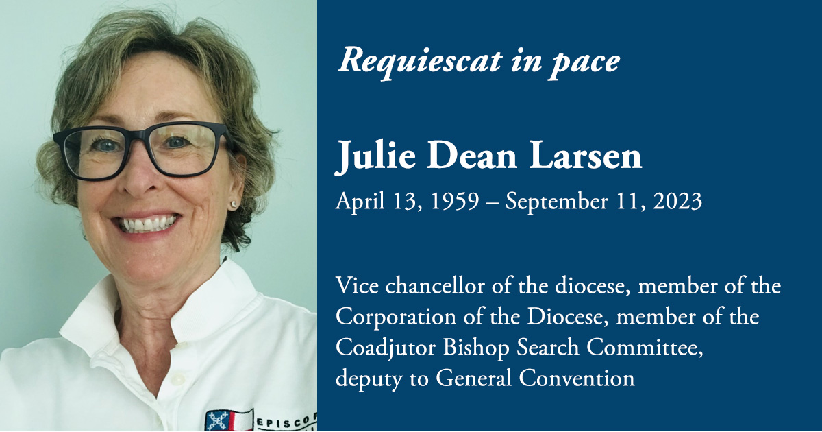 RIP: Julie Dean Larsen | Episcopal Diocese of Los Angeles
