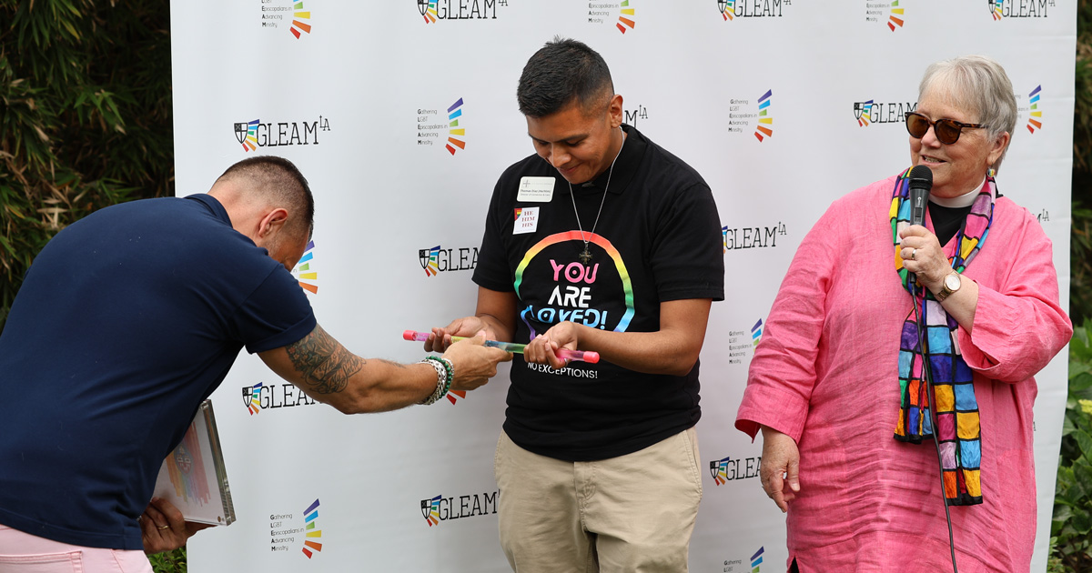 New leader takes the rainbow baton at GLEAM’s annual garden party ...